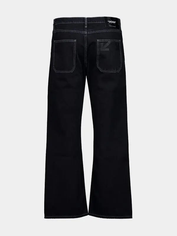Off-White Stone Raw Relaxed Fit Jeans