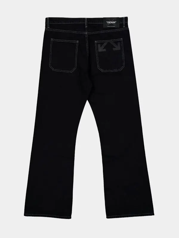 Off-White Stone Raw Relaxed Fit Jeans