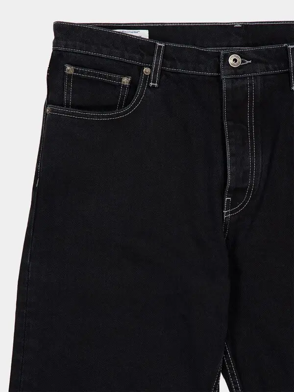 Off-White Stone Raw Relaxed Fit Jeans