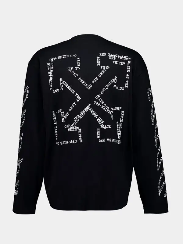 Off-White Long-sleeve Type Machine Arrow Top
