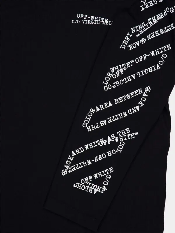 Off-White Long-sleeve Type Machine Arrow Top