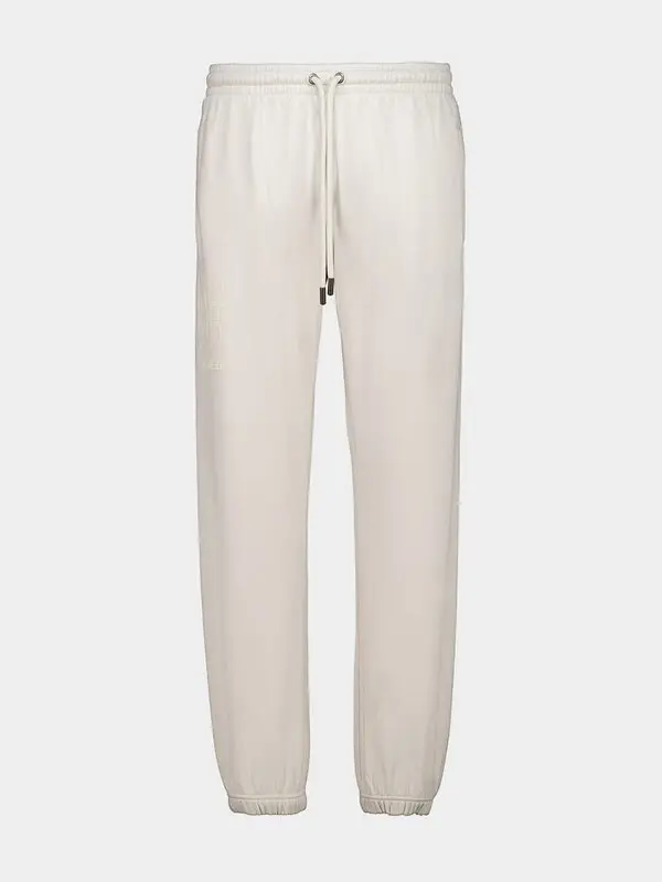 Off-White Pumice Stone Cuffed Sweatpants - Beige