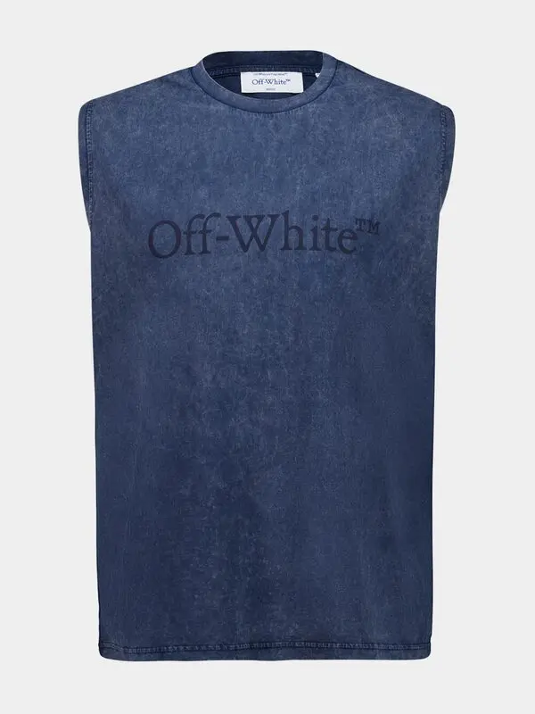 Off-White Bookish Mareado Night Sky Sleeveless Top