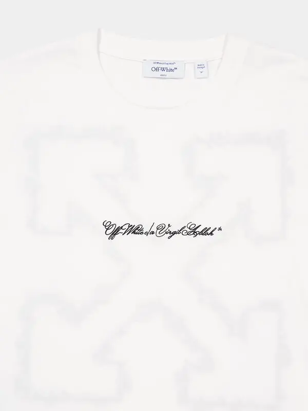 Off-White Slim Fit Script Arrow T-shirt - White