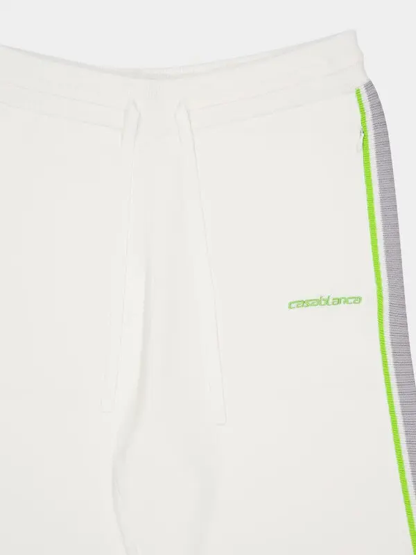 Casablanca Tennis Club Trousers With Neon Trim