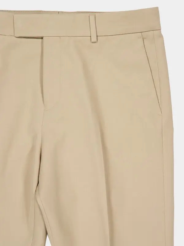 FERRAGAMO Safari Cotton-cashmere Chinos