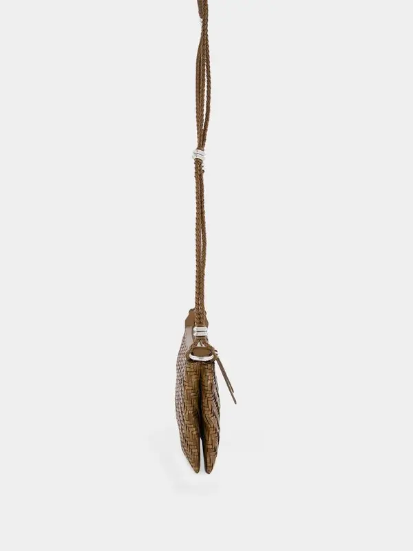 Benedetta Bruzziches Coriandolo Pondy Leather Crossbody Bag - Brown