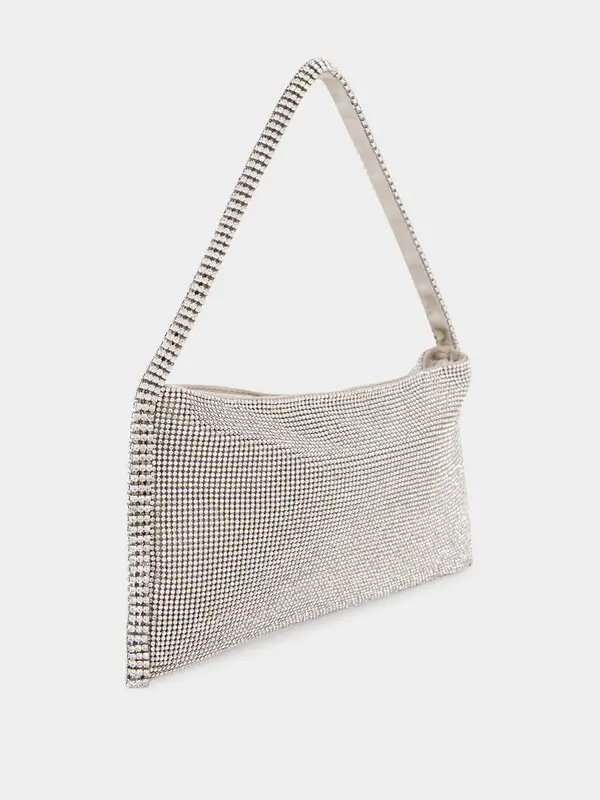 Benedetta Bruzziches Your Best Friend La Grande Shoulder Bag - Silver