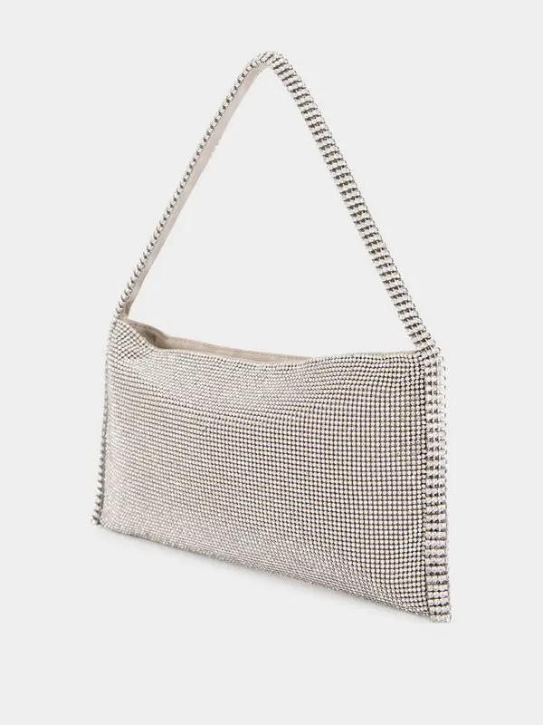 Benedetta Bruzziches Your Best Friend La Grande Shoulder Bag - Silver