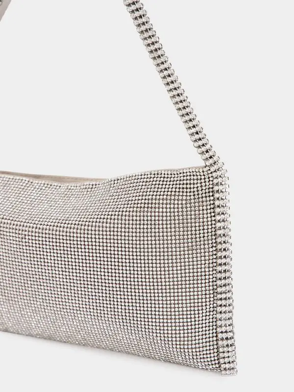 Benedetta Bruzziches Your Best Friend La Grande Shoulder Bag - Silver