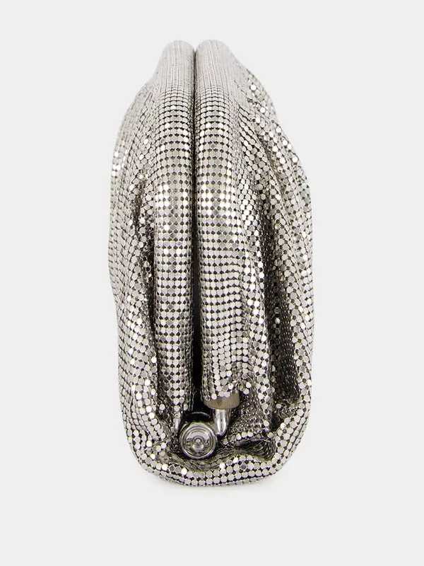 Benedetta Bruzziches Mercury Venus La Grande Clutch - Silver