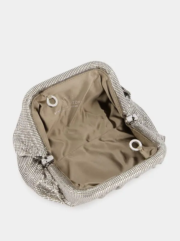 Benedetta Bruzziches Mercury Venus La Grande Clutch - Silver