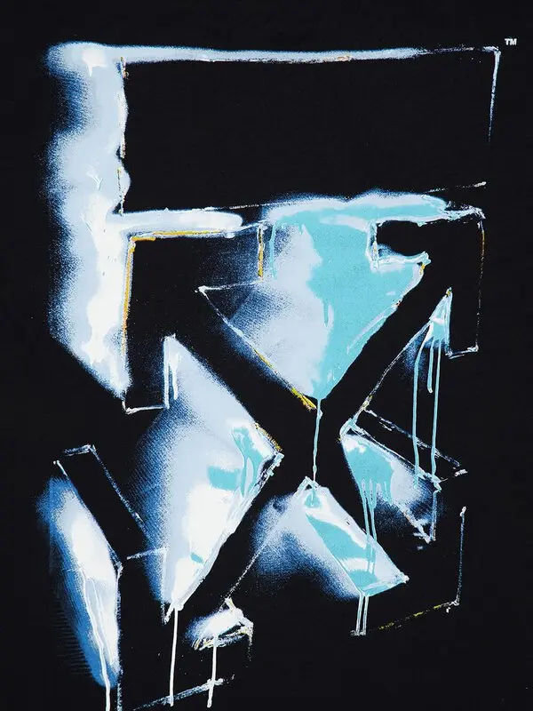 Off-White 3d Arrow Spray T-shirt - Black
