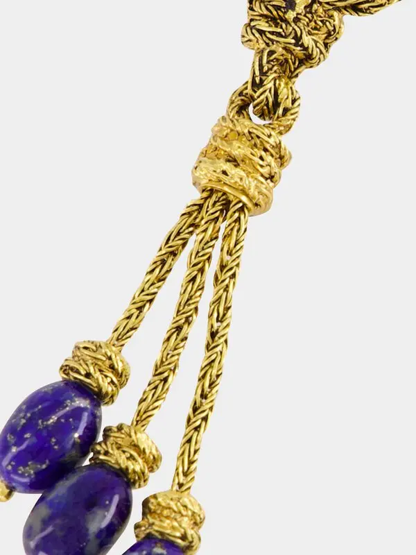 AURÉLIE BIDERMANN Lapis Lazuli Miki Earrings - Blue