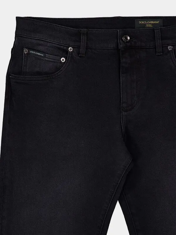 Dolce & Gabbana Straight Fit Cotton Pants