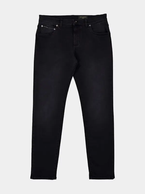 Dolce & Gabbana Straight Fit Cotton Pants