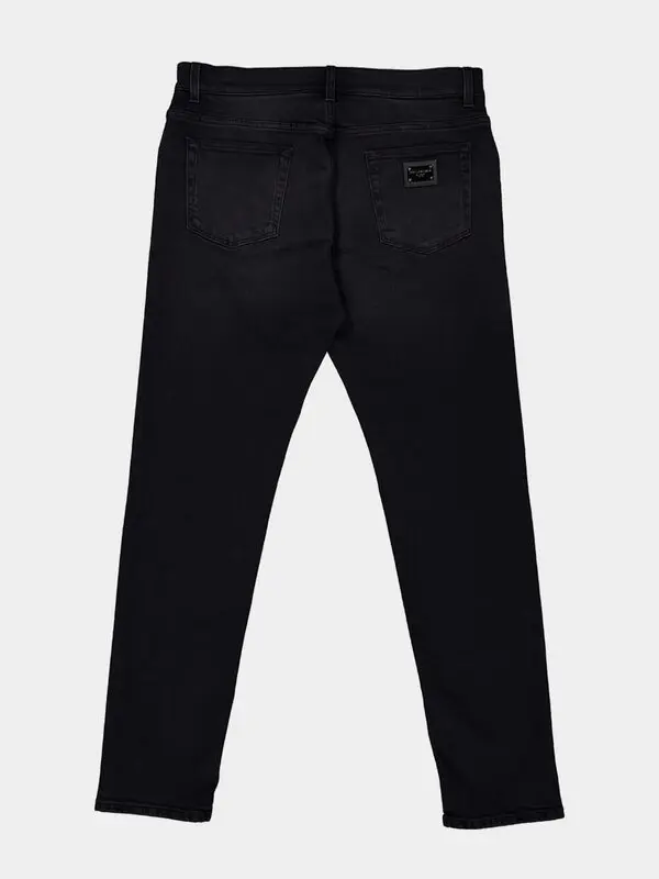 Dolce & Gabbana Straight Fit Cotton Pants