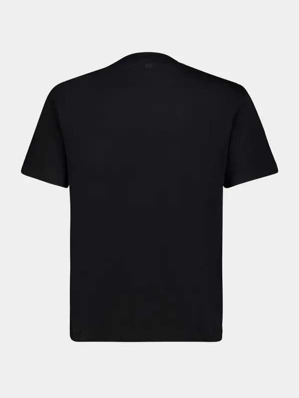 AMI Paris De Coeur Cotton T-shirt - Black