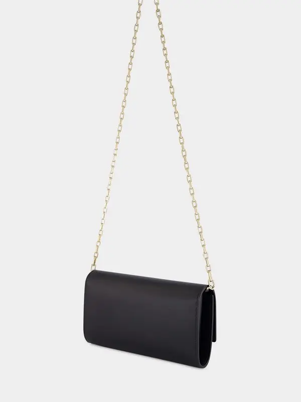 CHRISTIAN LOUBOUTIN Bettina Wallet On Chain - Black