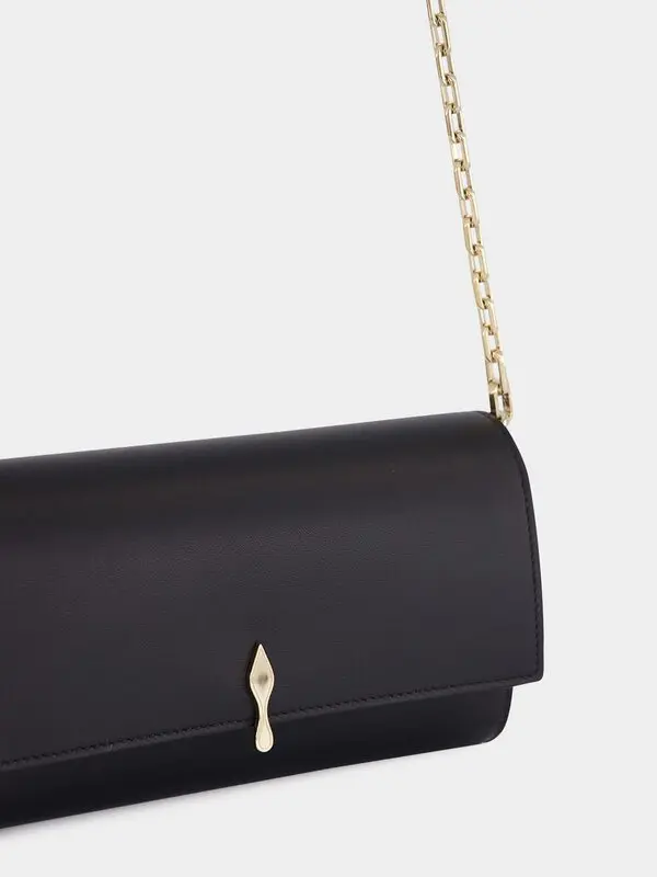CHRISTIAN LOUBOUTIN Bettina Wallet On Chain - Black