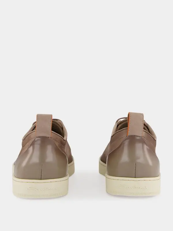 Santoni Suede Sneakers - Beige