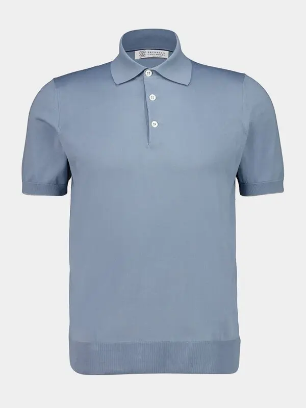 Brunello Cucinelli Light Cotton Polo Shirt