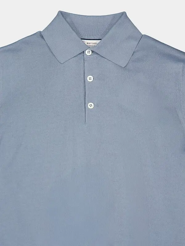 Brunello Cucinelli Light Cotton Polo Shirt