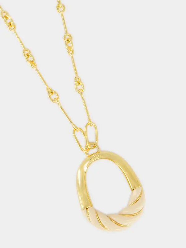 AURÉLIE BIDERMANN Diana Sautoir Necklace - White