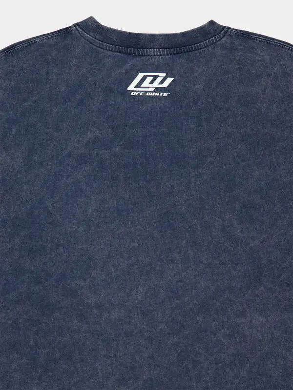 Off-White Mareado Night Sky Sporty 4 Skate T-shirt - Blue