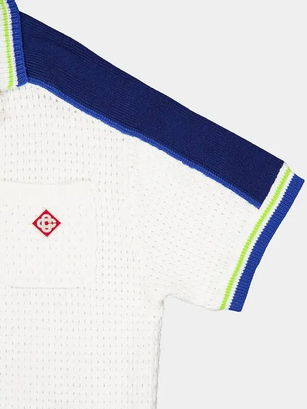 Casablanca Crochet Short-sleeve Shirt