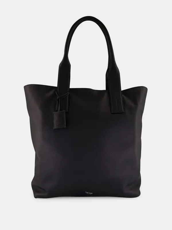 TOM FORD Leather Tote Bag - Black