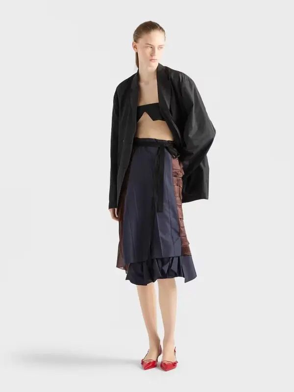 Prada Wool Bandeau Top - Grey