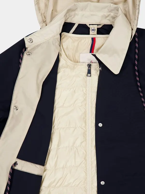 Moncler 3-in-1 Hooded Down Jacket - Blue