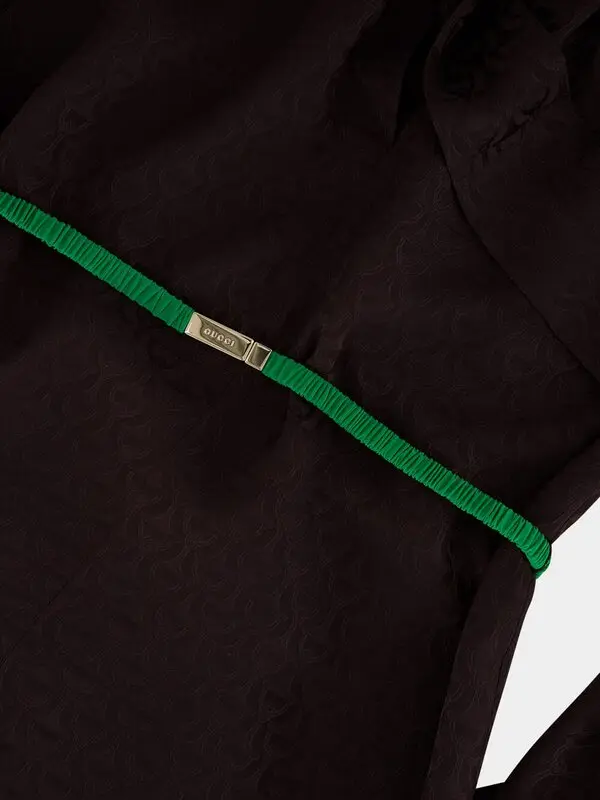 Gucci Silk Jacquard Horsebit Top
