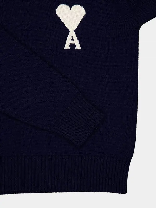 Ami De Coeur Crewneck Sweater - Blue