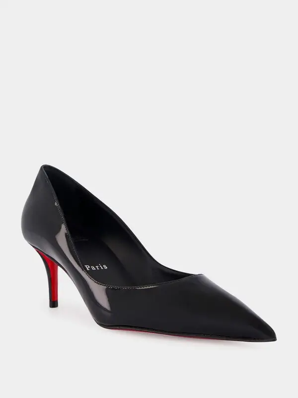 CHRISTIAN LOUBOUTIN Miss Z 60 Patent Pumps - Black