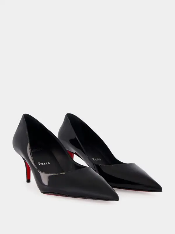 CHRISTIAN LOUBOUTIN Miss Z 60 Patent Pumps - Black