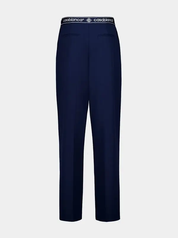 Casablanca Tailored Sports Trousers - Blue
