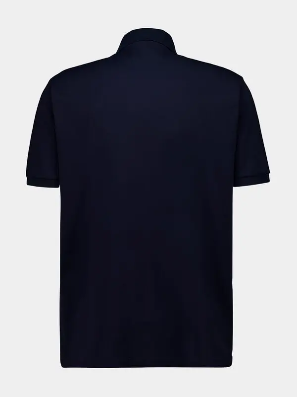Gucci Night Cotton Polo Shirt - Blue