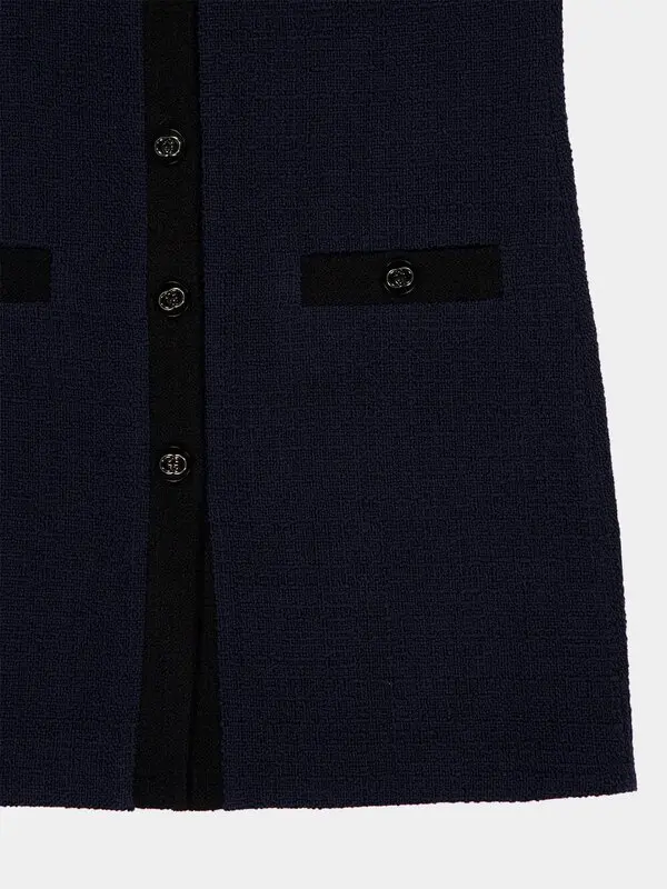 Gucci Mini Wool Dress - Blue