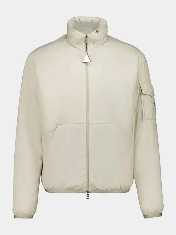 Moncler Light Breezes Short Padded Jacket - Beige