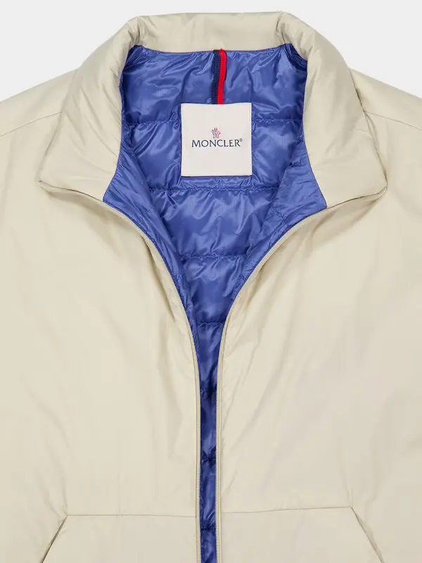 Moncler Light Breezes Short Padded Jacket - Beige