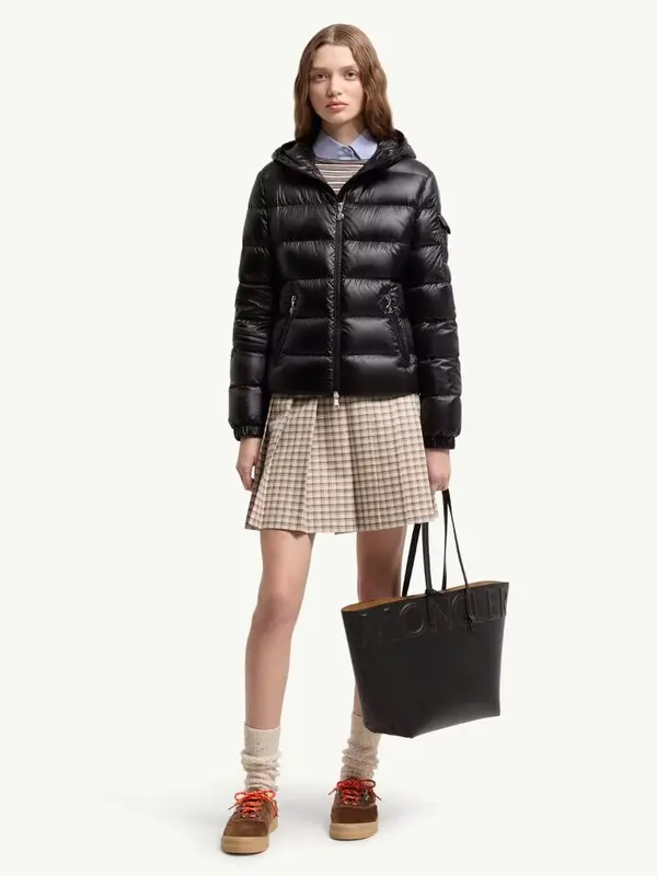 Moncler Glesse Hooded Short Down Jacket - Black