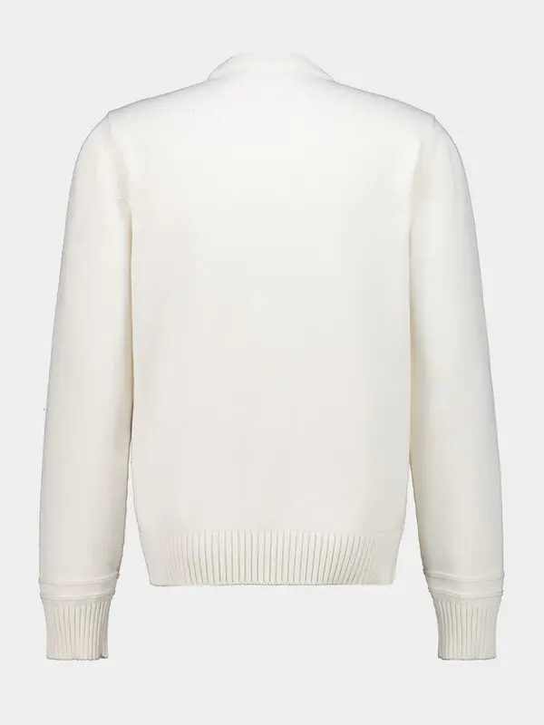 Gucci Cotton-wool Jumper With Intarsia - White
