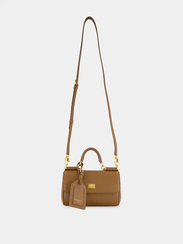 Dolce & Gabbana Mini My Sicily Handbag - Brown