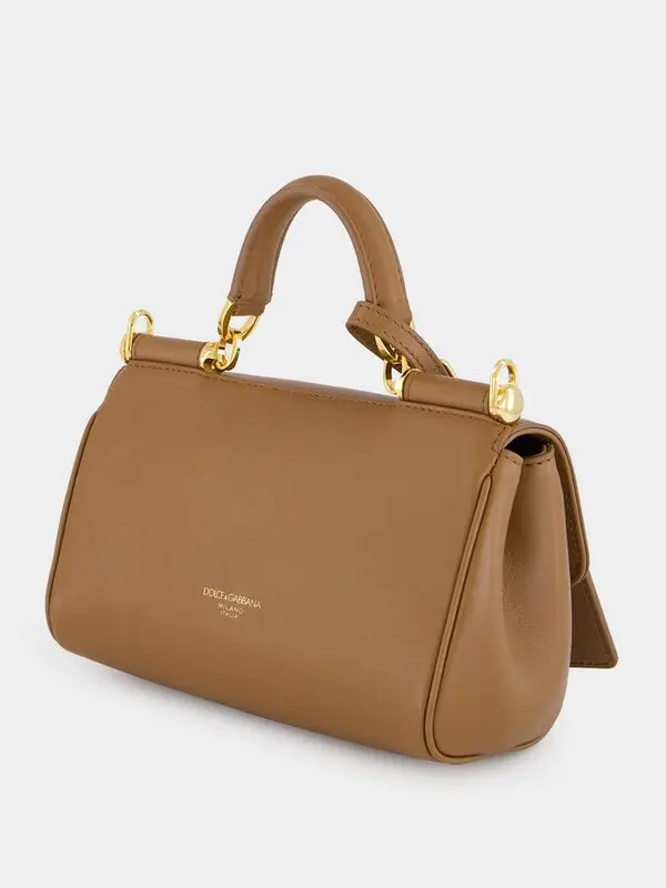 Dolce & Gabbana Mini My Sicily Handbag - Brown