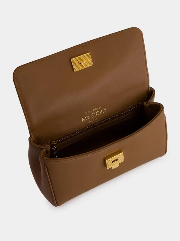 Dolce & Gabbana Mini My Sicily Handbag - Brown