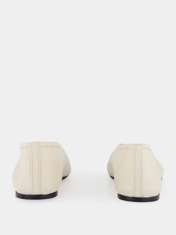Le Monde Beryl Luna Leather Slipper - Cream