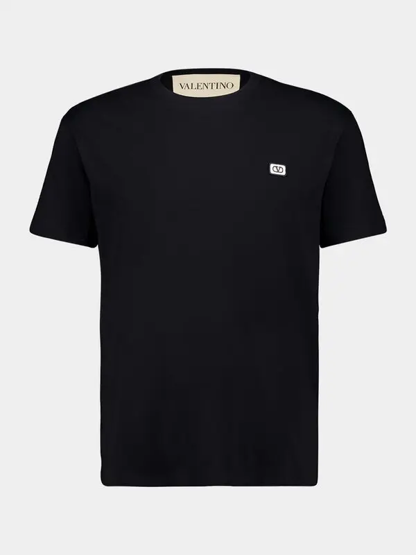 Valentino Garavani Cotton Jersey T-shirt - Black