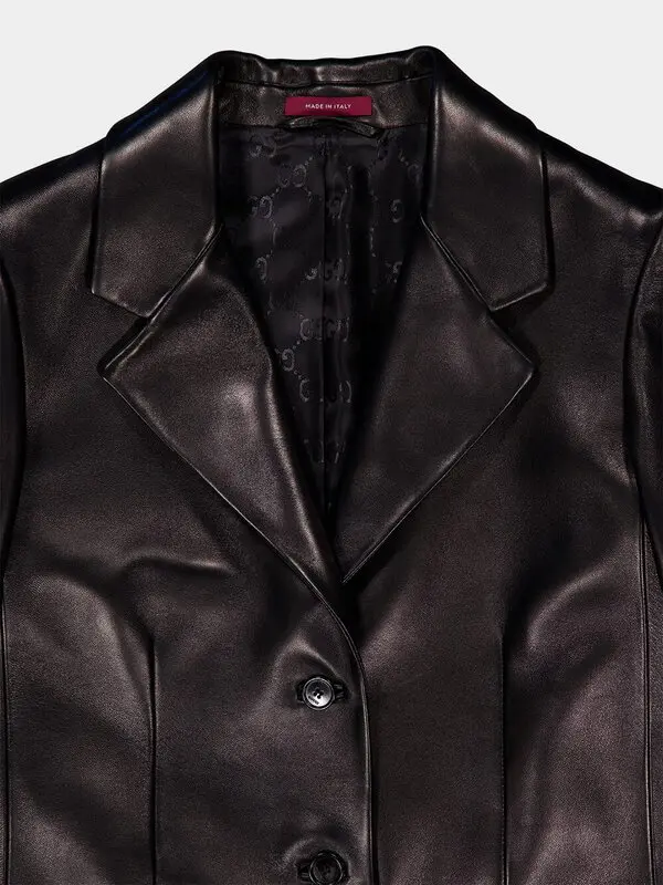 Gucci Shiny Leather Jacket